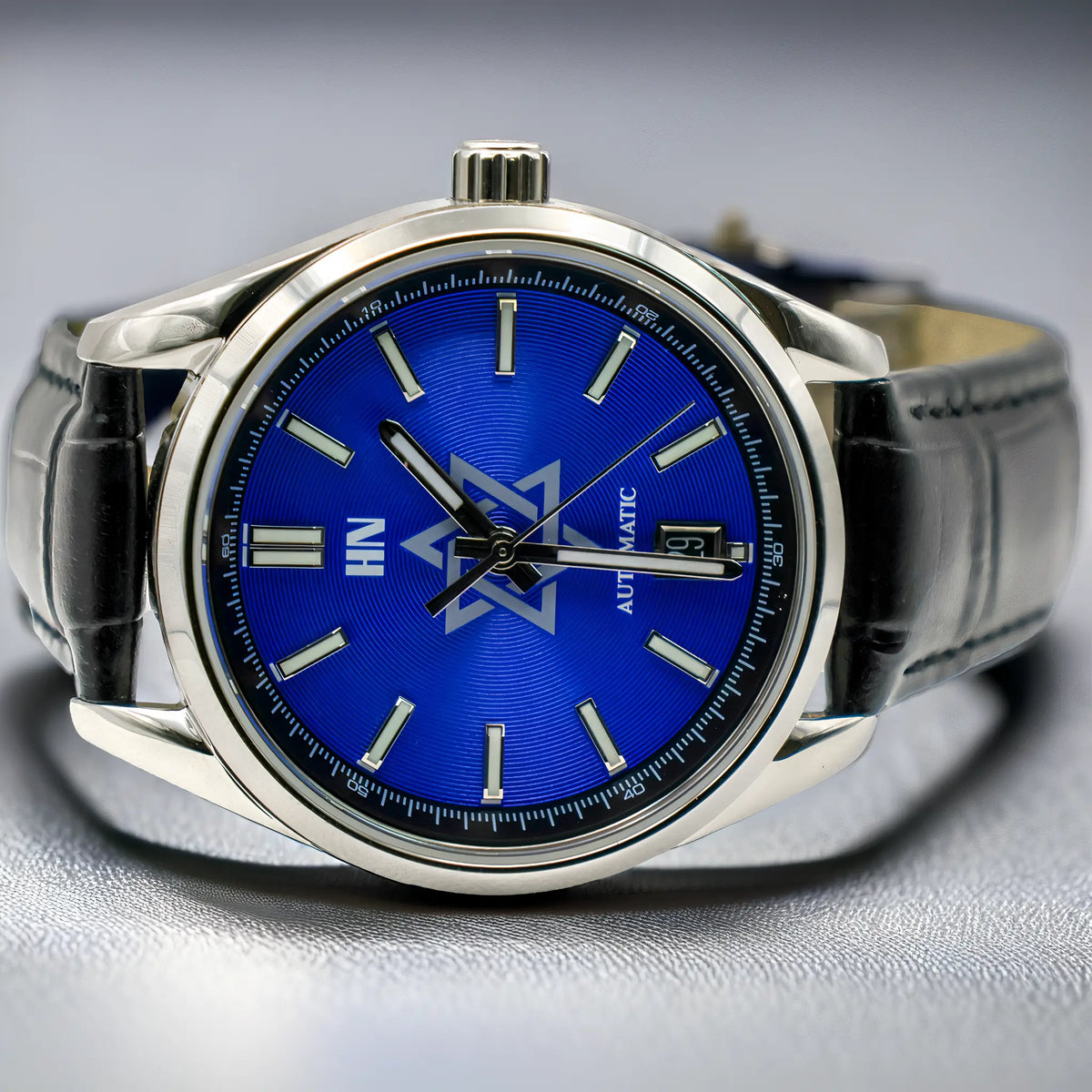 Watch - Star of David Heritage Premium Watch Blue Edition – The Israel ...