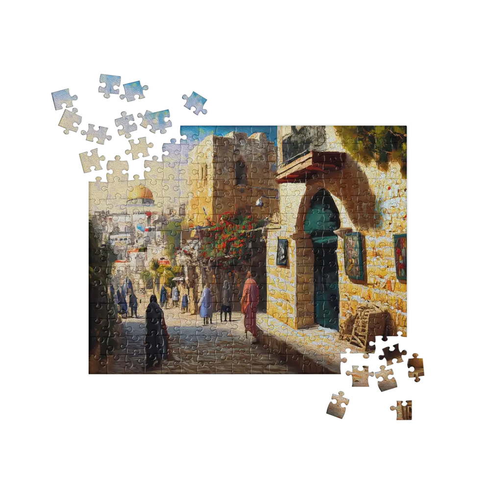 Ancient Jerusalem Jigsaw Puzzle – The Israel Store