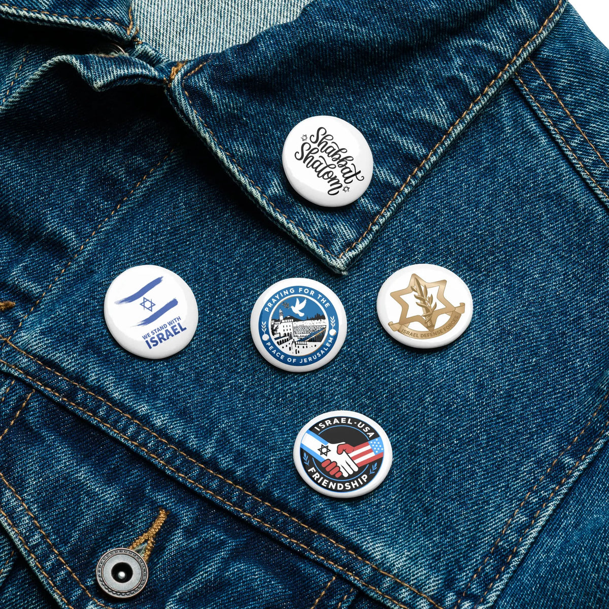 Israel Button Set – Show Your Support with Pride and Fashion – The ...