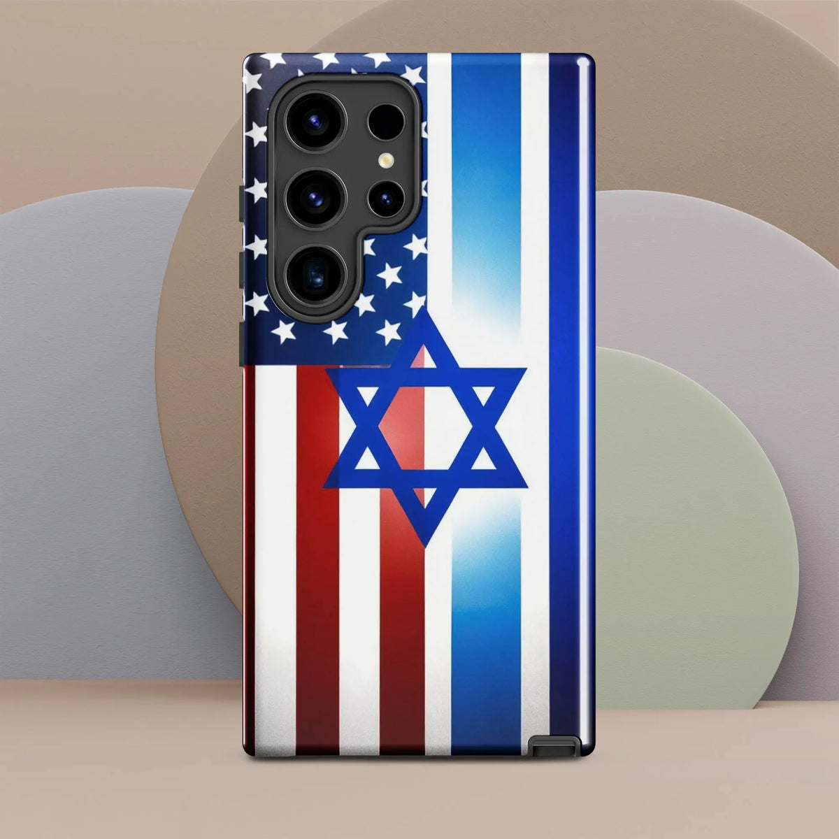 Phone case for Samsung: USA-Israel Friendship - Protective Tough Case ...