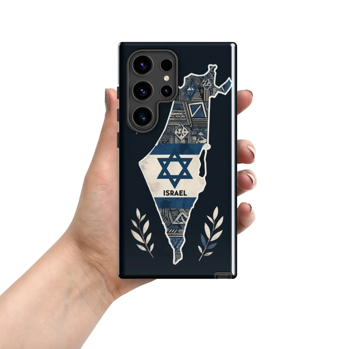 Phone Case for Samsung Galaxy - Map of Israel Tough Case – The Israel Store